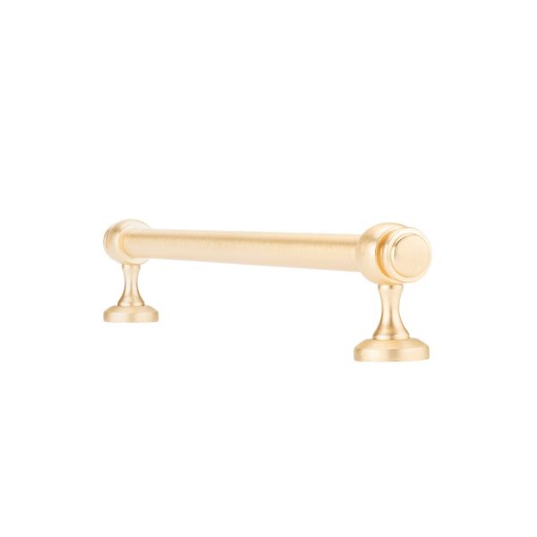 Hampton Style Kitchen Handles - Satin Gold - Door and Cabinet Hardware