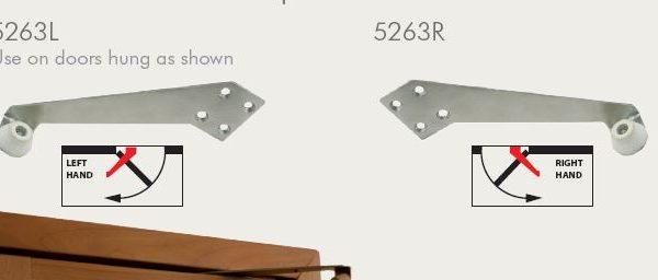 Overhead Door Stop - Door and Cabinet Hardware